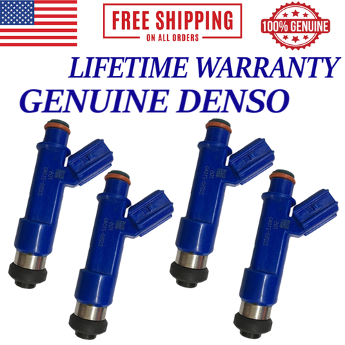 4Pieces OEM DENSO Fuel Injectors For 2003-2008 Toyota Celica/Corolla ...