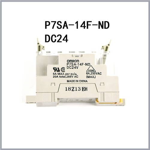 OMRON One NEW P7SA-14F-ND DC24 Relay Sockets Expedited Shipping 6P DIN ...