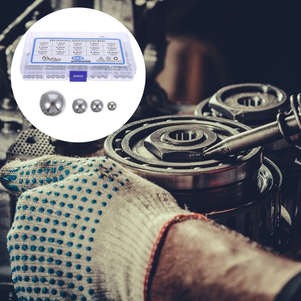 580 Pcs Stainless Steel Ball Set Boading Balls Bearing Assortment | eBay