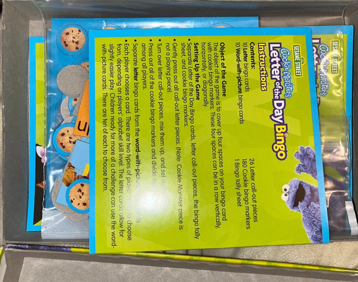 Sesame Street Cookie Monster Letter Of The Day Z