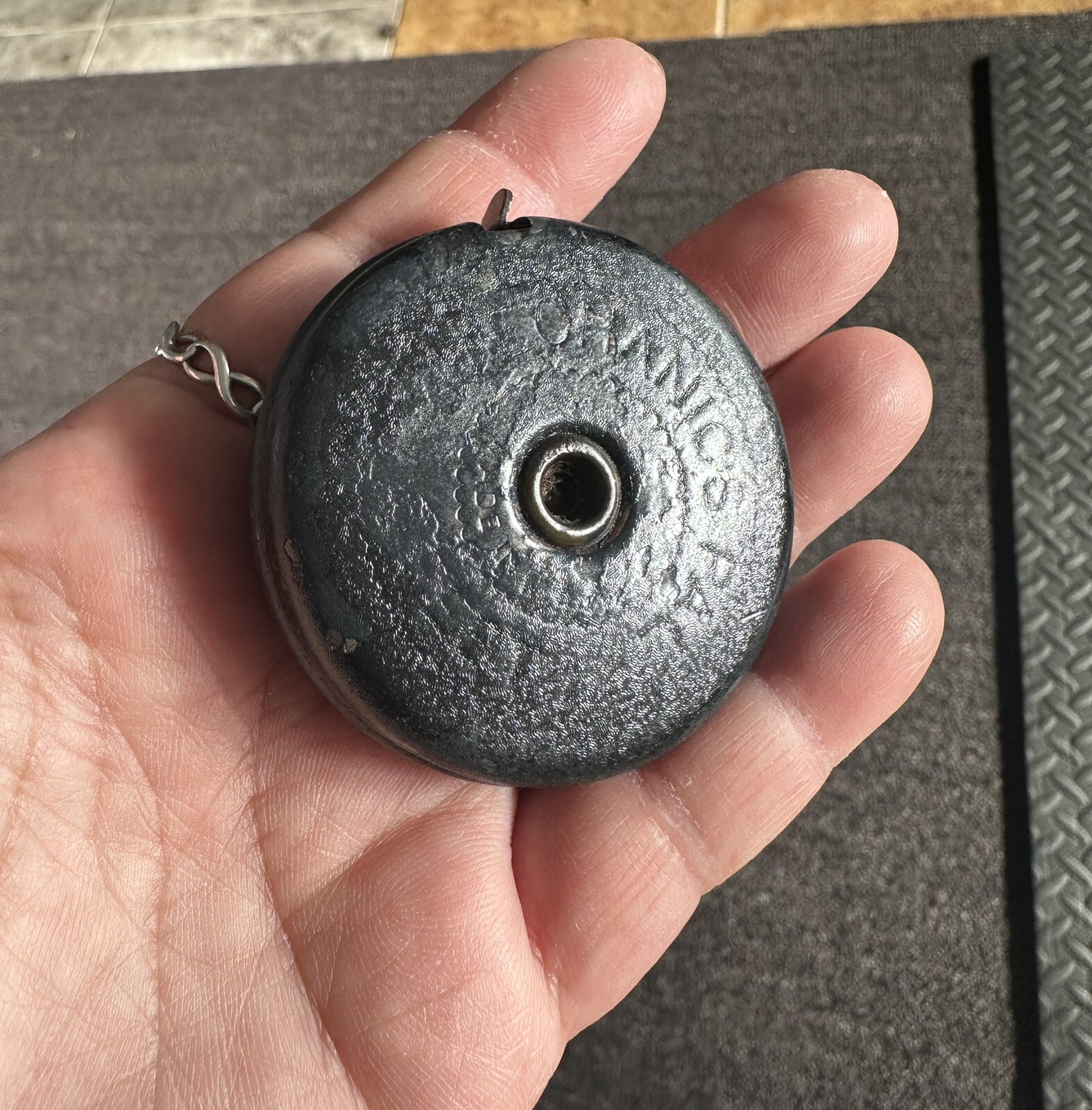 Vtg Walsco Mechanic's Pal Metal Tape Measure 6 Ft Push Button Round ...