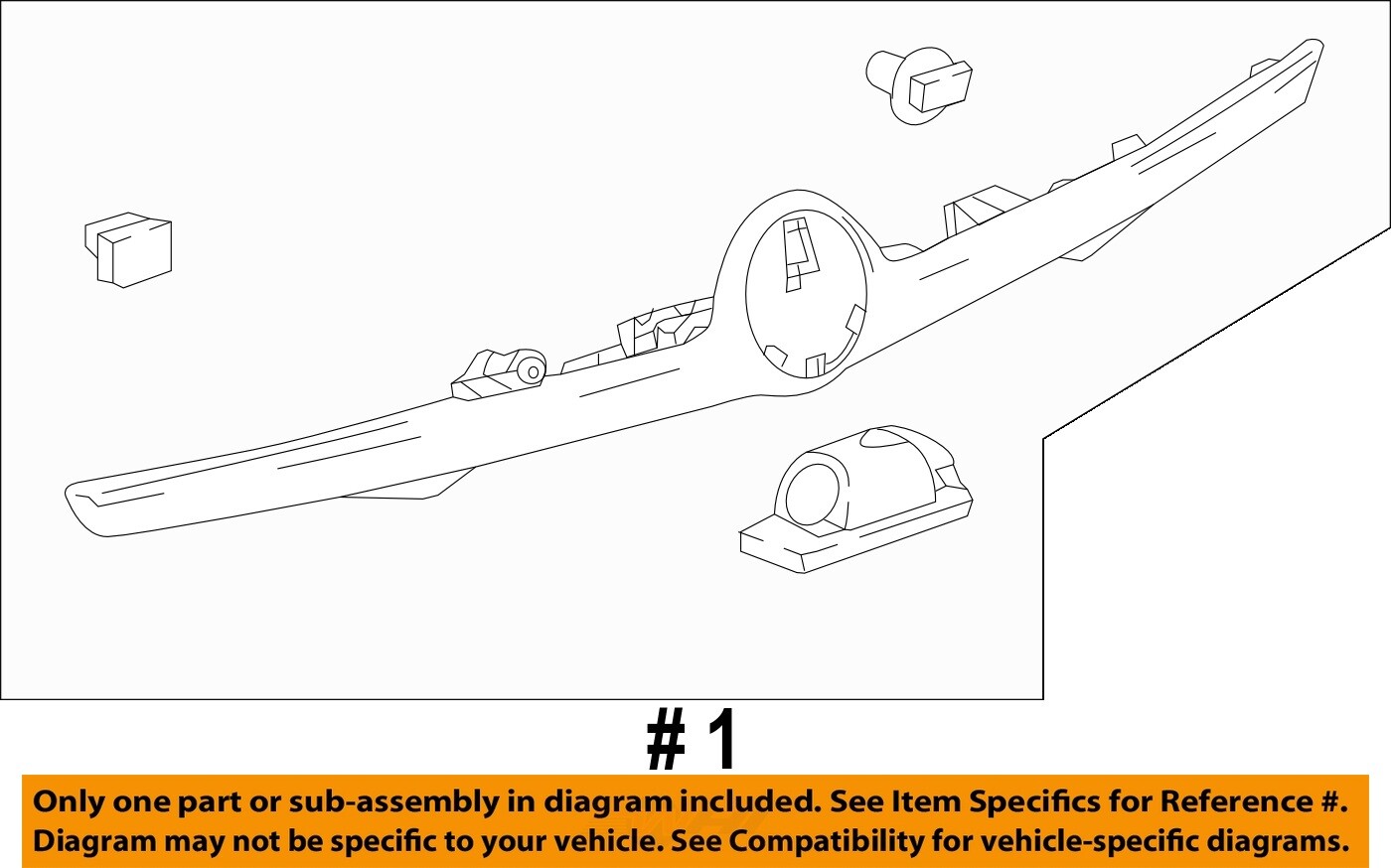 Buick GM OEM Liftgate Tailgate Hatch-Applique Window Trim Panel ...