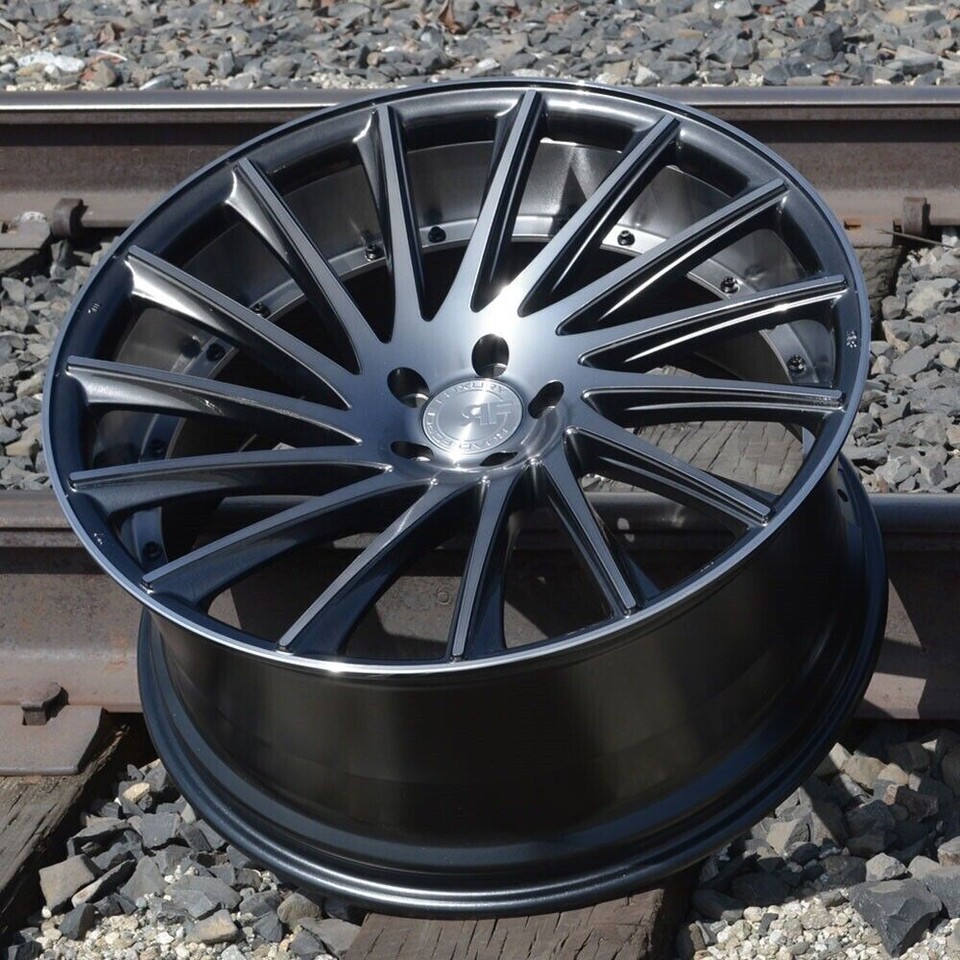 22" Roadforce RF16 Wheels Stagger Gunmetal Machine Rims For BMW | eBay