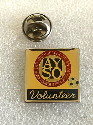 AYSO American Youth Soccer Organization Volunteer Pin. #19 | eBay