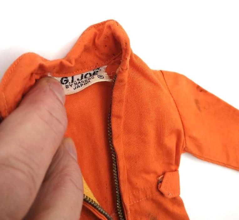 Vintage 1964 Hasbro GI Joe Orange Jumpsuit Japan w/ Side Snaps NICE! | eBay