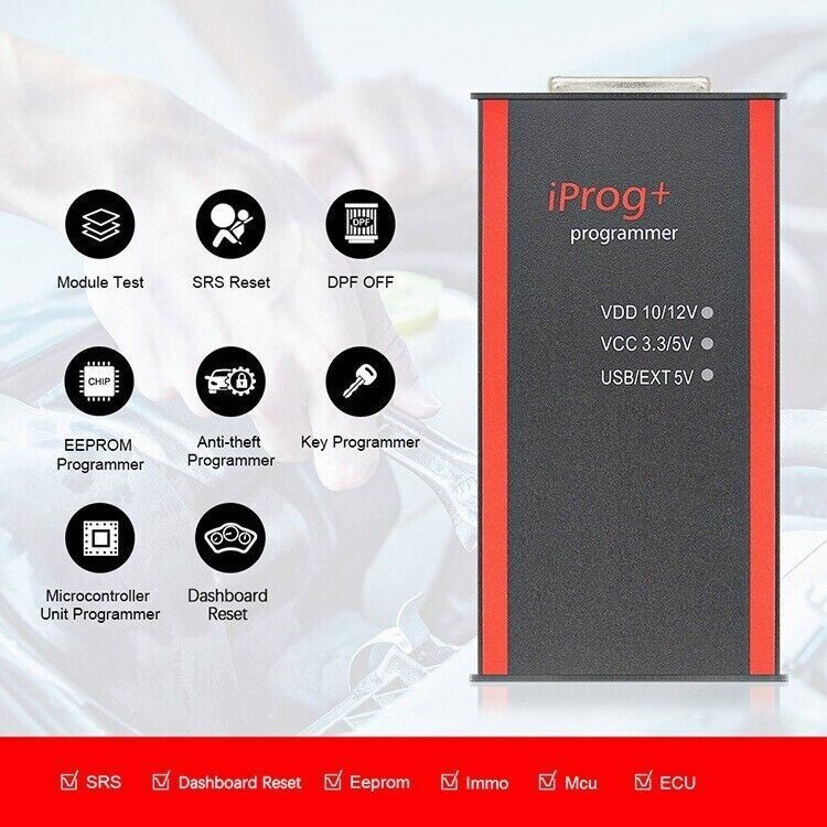 NEW V87 Iprog+ Plus Pro Configuration Support IMMO Mileage tool Progarm ...