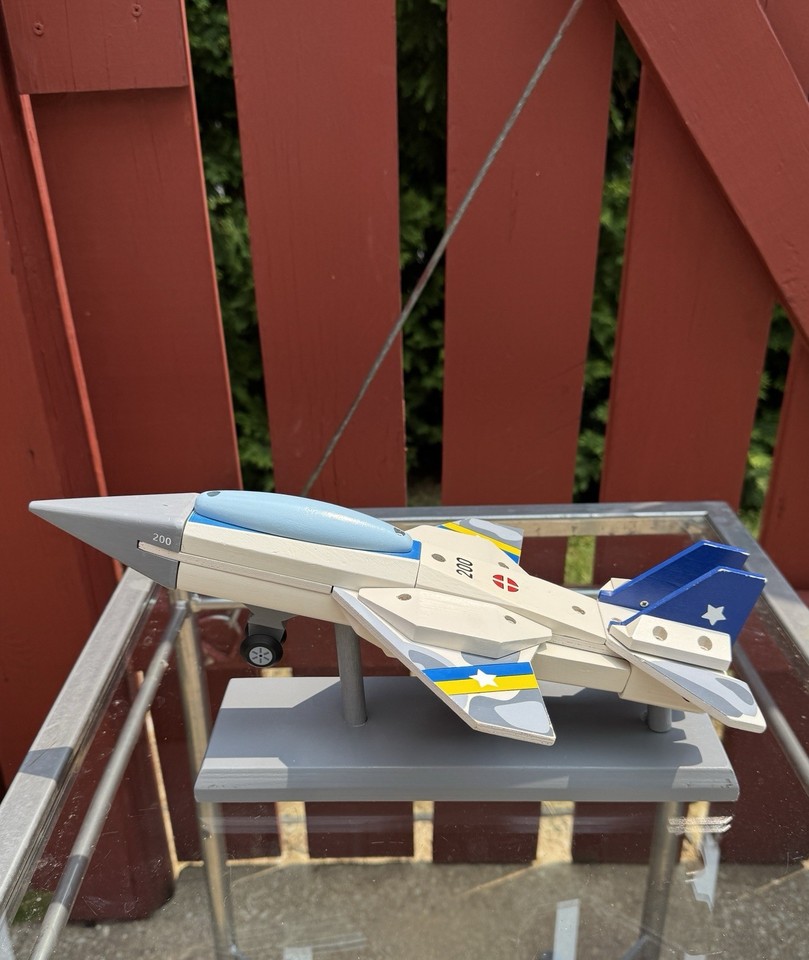 Large Military Aircraft Air Force 200 Desktop Model Wood Fighter Jet ...