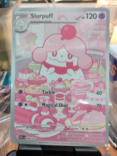 Pokémon TCG Slurpuff 236/217 Illustration Rate Ascended Heroes NM Fresh ...