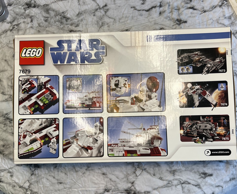 LEGO 7679 STAR WARS Republic Fighter Tank Retired 2008 NEW SEALED BOX ...