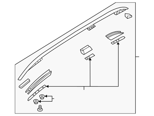 Genuine Volvo Roof Rail 31349910 | eBay