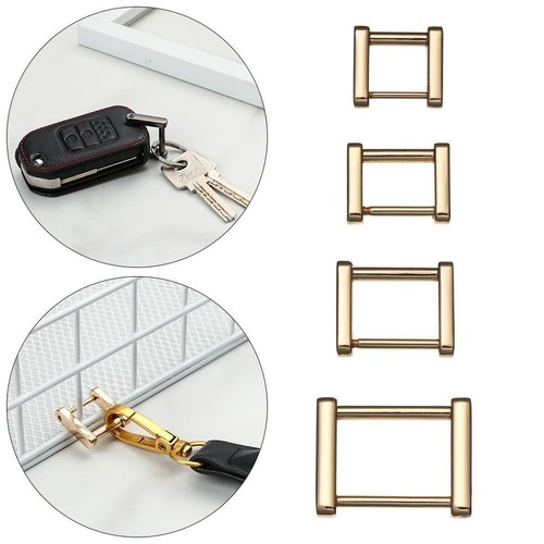 Detachable Screw Rings Buckle Strap Connector Bag Loop Rectangle Rings ...