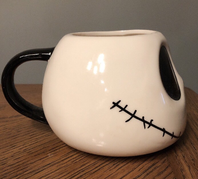 Disney Store Nightmare Before Christmas Jack Skellington 3D Face Mug ...