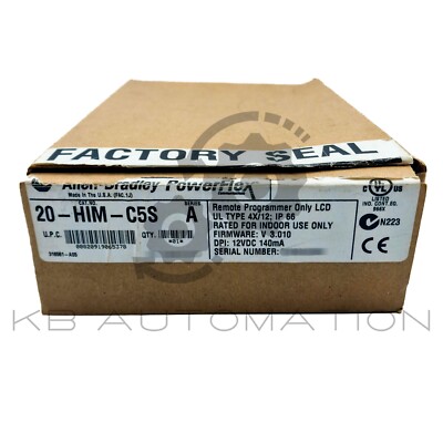 20-HIM-C5S PowerFlex remote LCD display programmer only HIM, IP66 (Nema ...