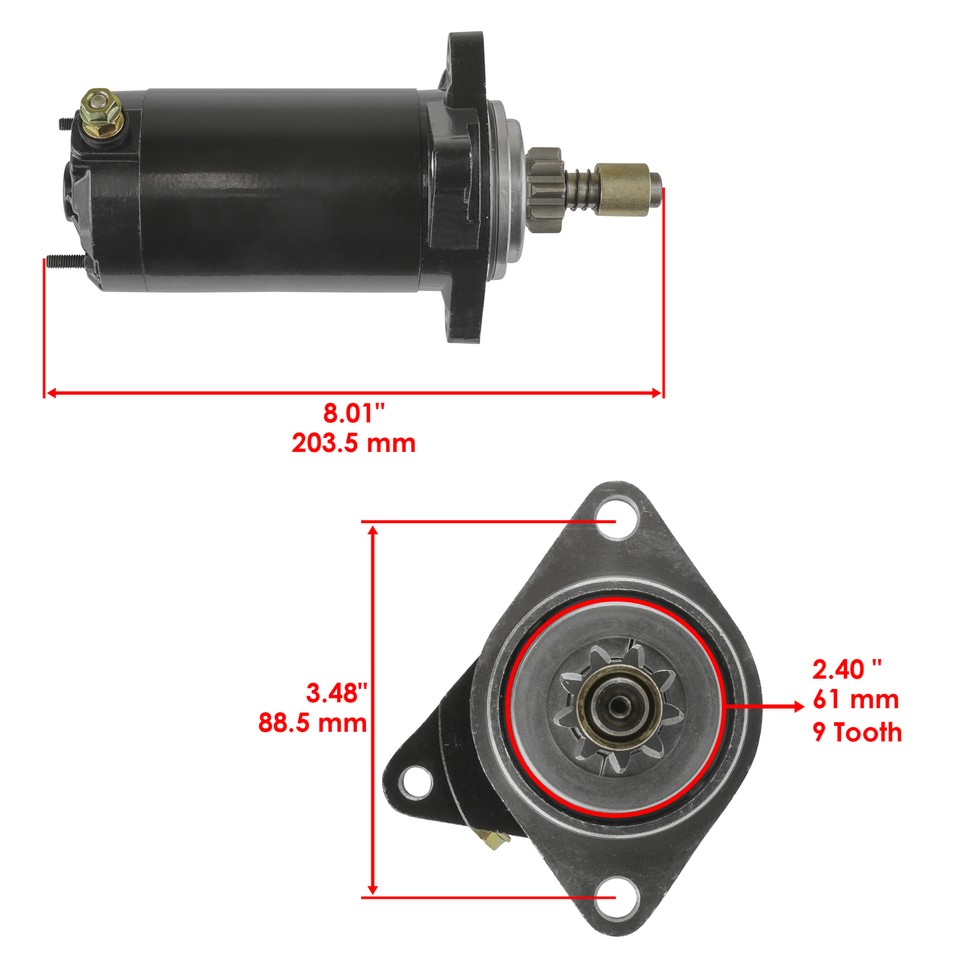 Starter for Rotax Marine BRP 587 657 717 1995 1996 1997 1998 1999 2000 ...