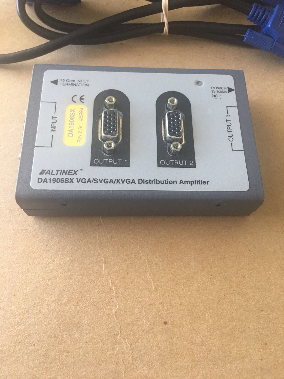 Genuine Altinex SVGA XVGA VGA PC Monitor Amplifier Converter RGBHV ...