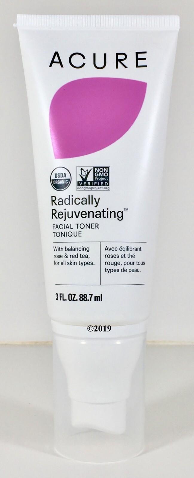 ACURE Radically Rejuvenating FACIAL TONER, 3 oz, Balancing Rose & Red ...