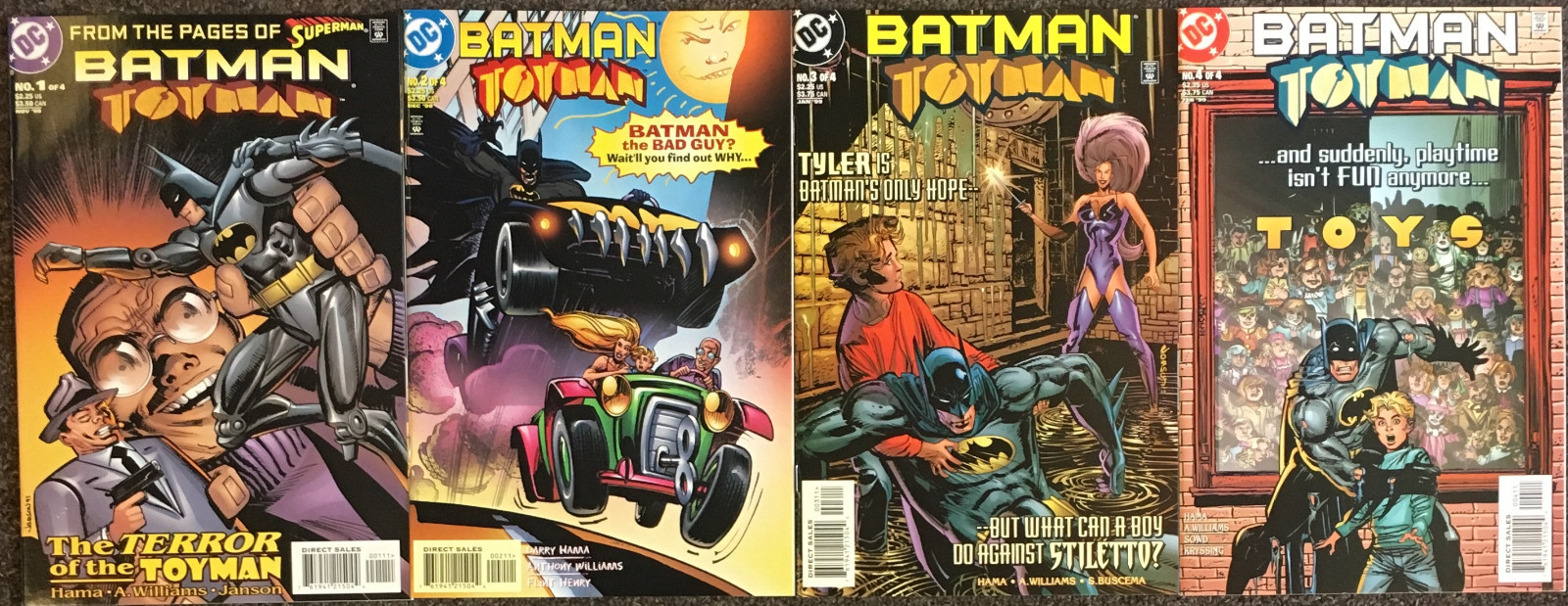 Batman Toyman # 1 2 3 4 Complete Set DC Comics Nm | eBay