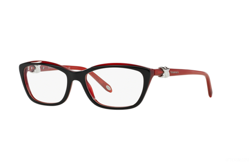 TIFFANY & CO . eyeglasses - TF2074 - 8156 - Black / Red Rouge - Womens ...