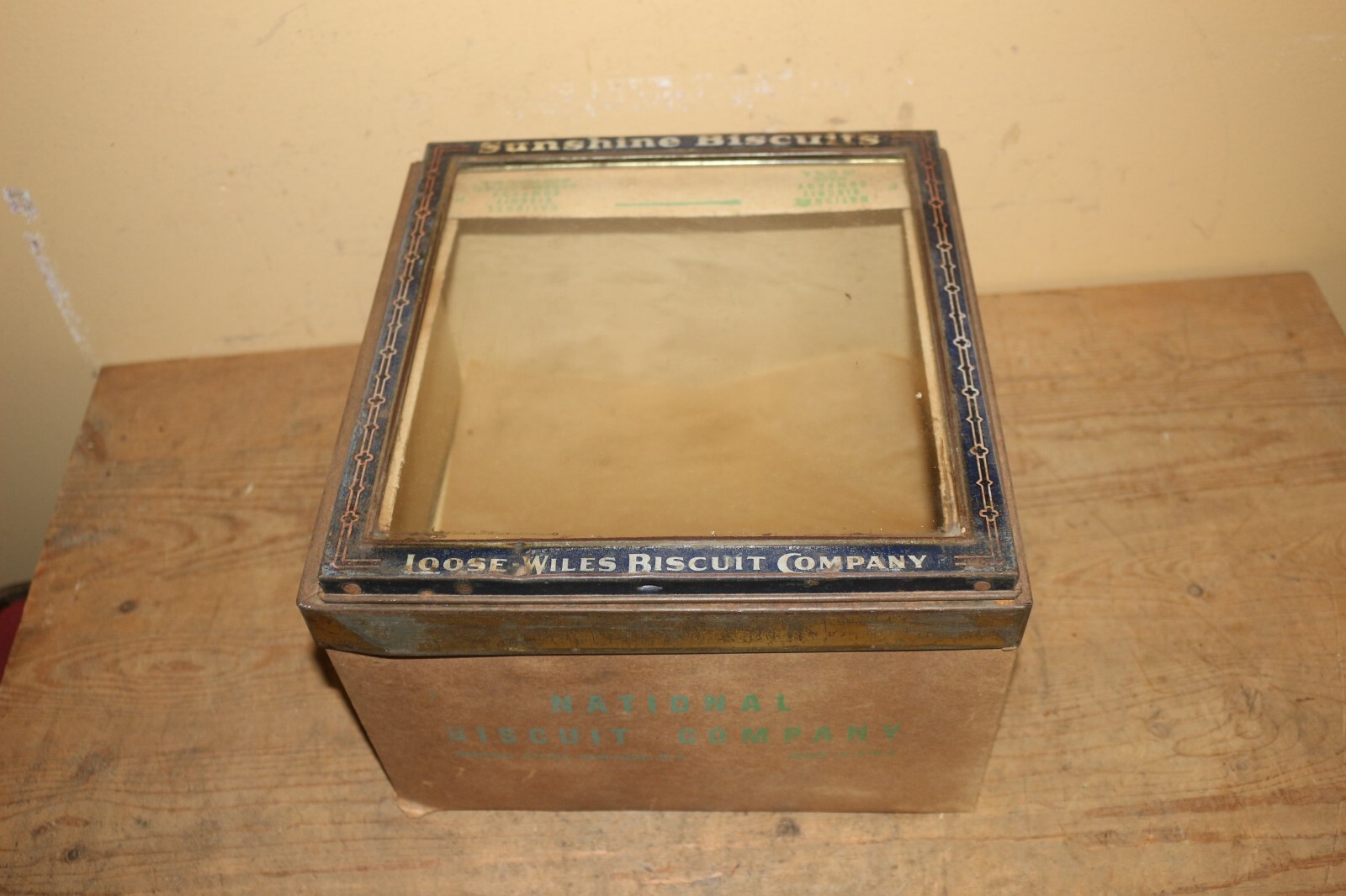 Vintage Sunshine Biscuits Loose Wiles Co. General Store Display Sign | eBay