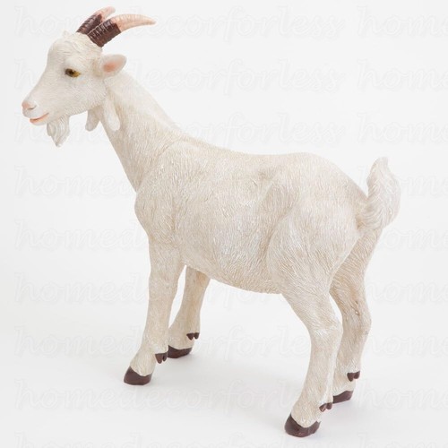 Realistic Billy Goat Garden Statue Lifelike Barnyard Sculpture Farm ...