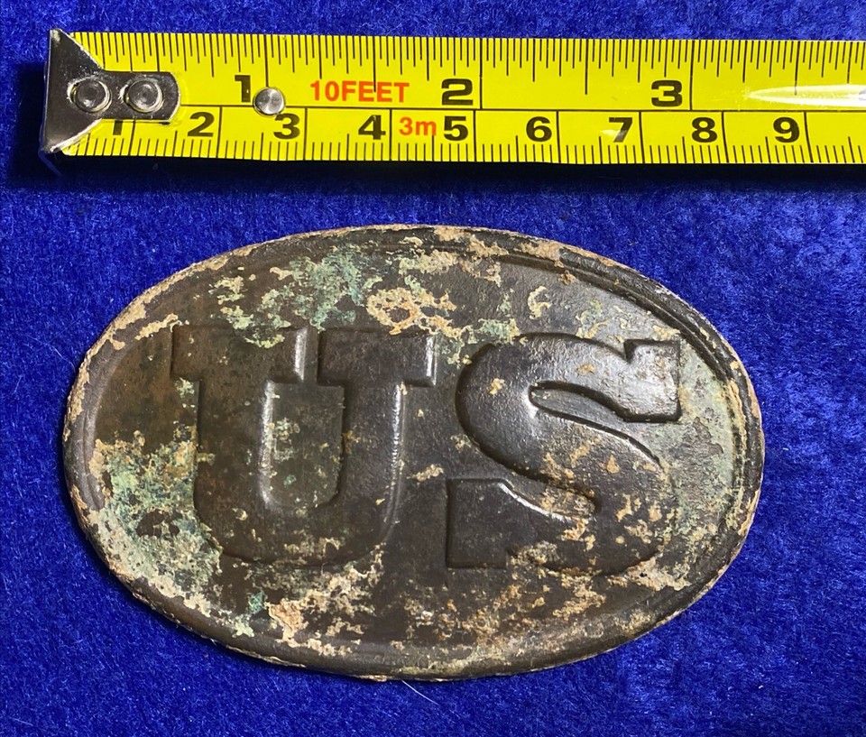 Nice Dug Civil War US Cartridge Box Plate 100% Authentic Guaranteed ...