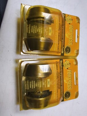 Fortress Double Cylinder Deadbolt Lot Of Two Keyed Alike NEW OLD STOCK ...