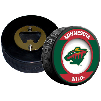 Minnesota Wild Retro Series Hockey Puck Bottle Opener | eBay