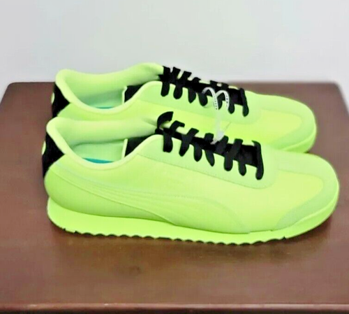 New Puma Roma Spring Break Size 12 Mens Green Leather Lifestyle ...