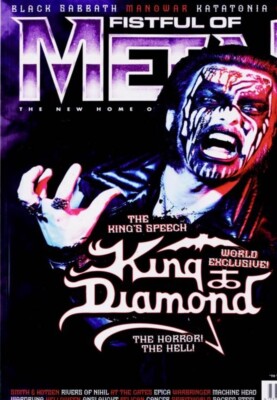 Fistful Of Metal Magazine (UK) - May 2025 (#19) - King Diamond - Black ...