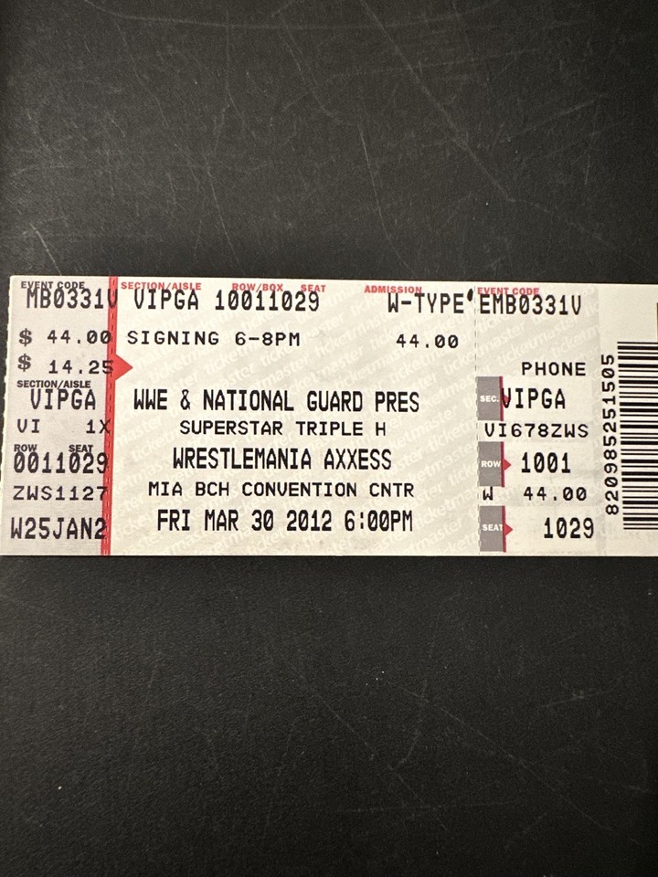 TRIPLE H Promo Photo HHH 8x10 WWE Signed AUTOGRAPHED Wrestling | eBay