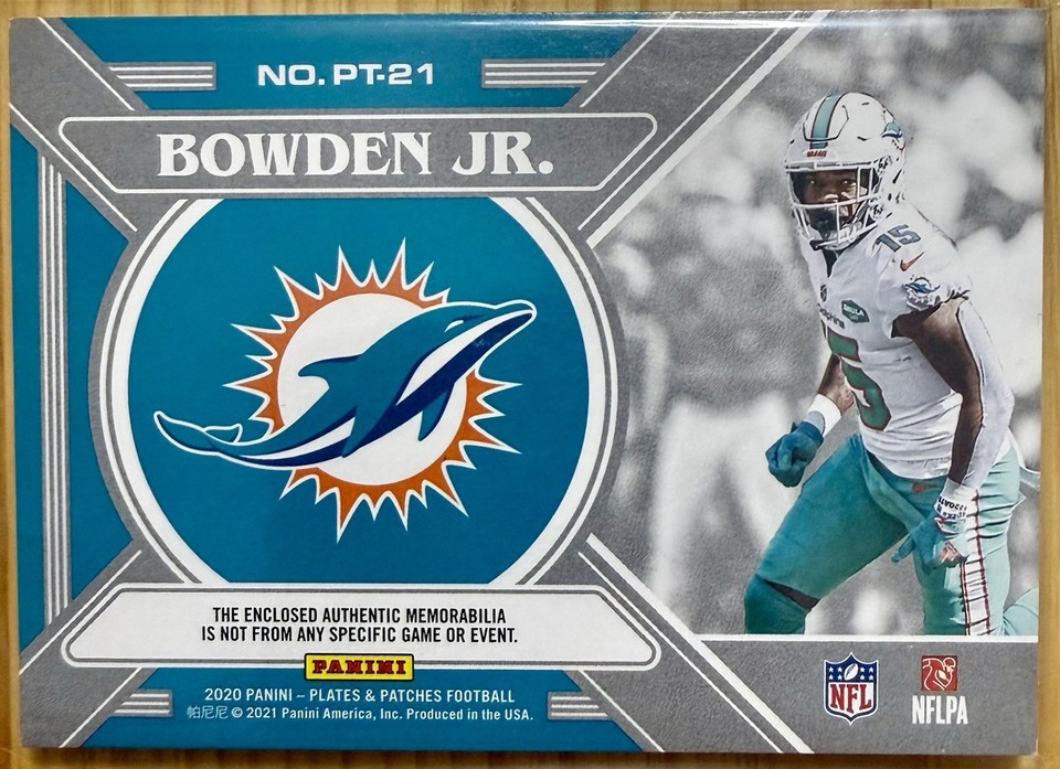 2020 Panini Plates & Patches - Patch Trio Lynn Bowden Jr. #PT-21 Purple ...