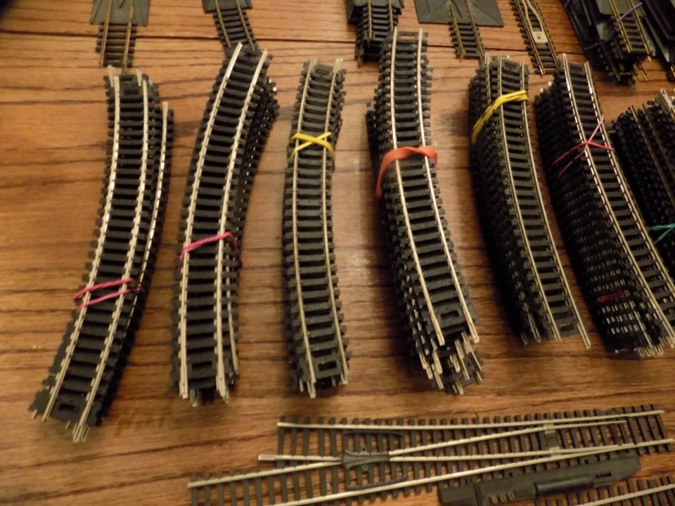 Atlas HO track And Switches Lot 168 pieces, used | eBay