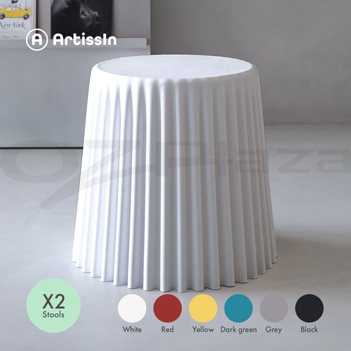 ArtissIn Set of 2 Cupcake Stool Plastic Stacking Bar Stools Dining Chairs | eBay