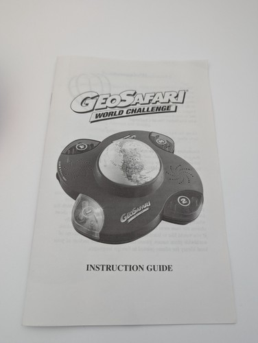 GeoSafari World Challenge Electronic Talking Globe Geography Game K ...