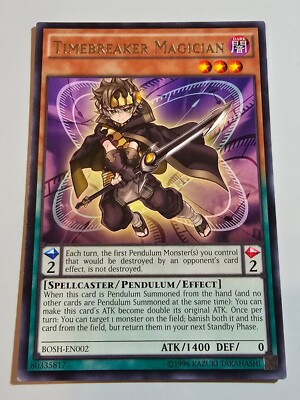 Timebreaker Magician BOSH-EN002 Rare Unlimited Yugioh | eBay