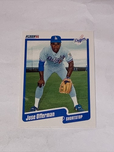 1990 Fleer Update #U-24 Jose Offerman - Los Angeles Dodgers Rookie | eBay