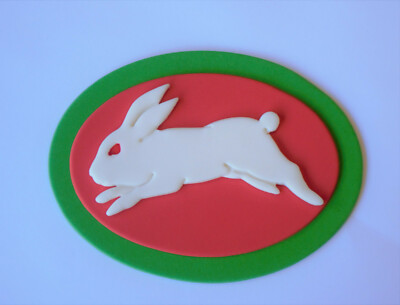 SOUTH SYDNEY RABBITOHS CAKE CENTRE PIECE X 1 - 14CM - ***AMAZING ...