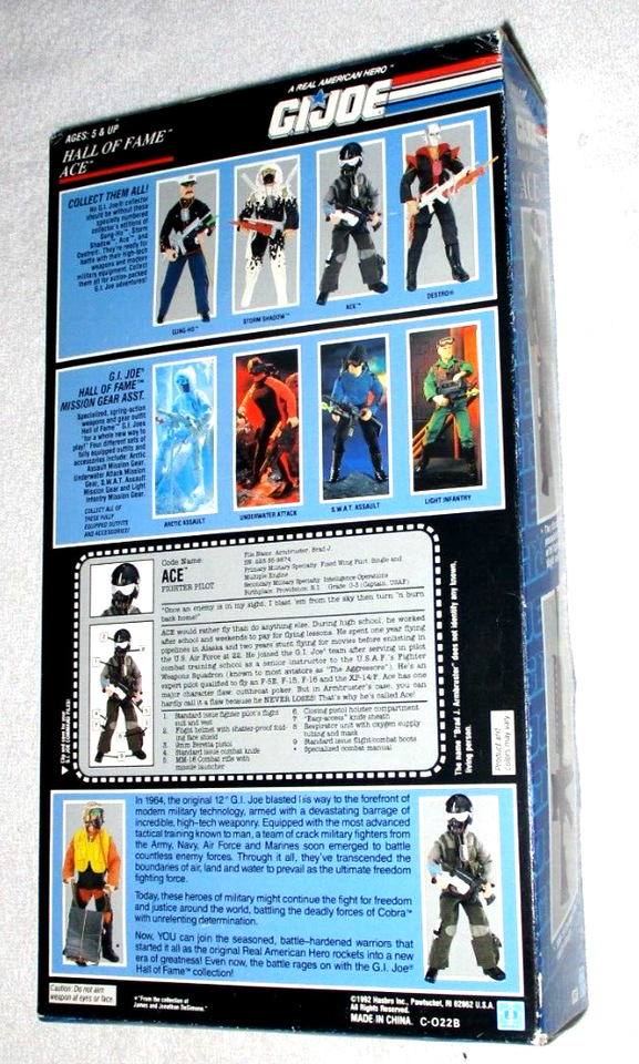 G.I. Joe 12" Inch Doll - Ace - 100% complete (MIB) (1992 Hasbro) | eBay