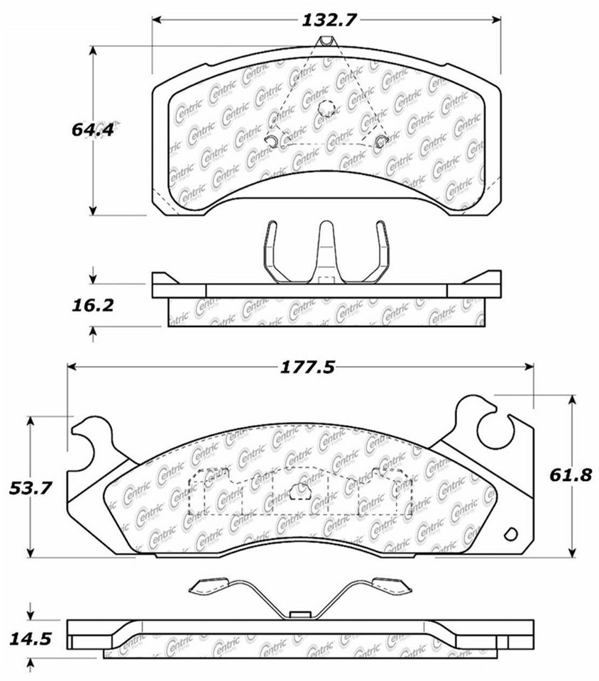 BRAND NEW PRONTO FRONT BRAKE PADS PMD310 / D310 FITS VEHICLES ON CHART ...