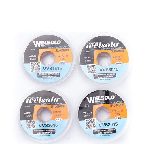 Welsolo desoldering desoldering braid wick wire wiper solder sucker ...
