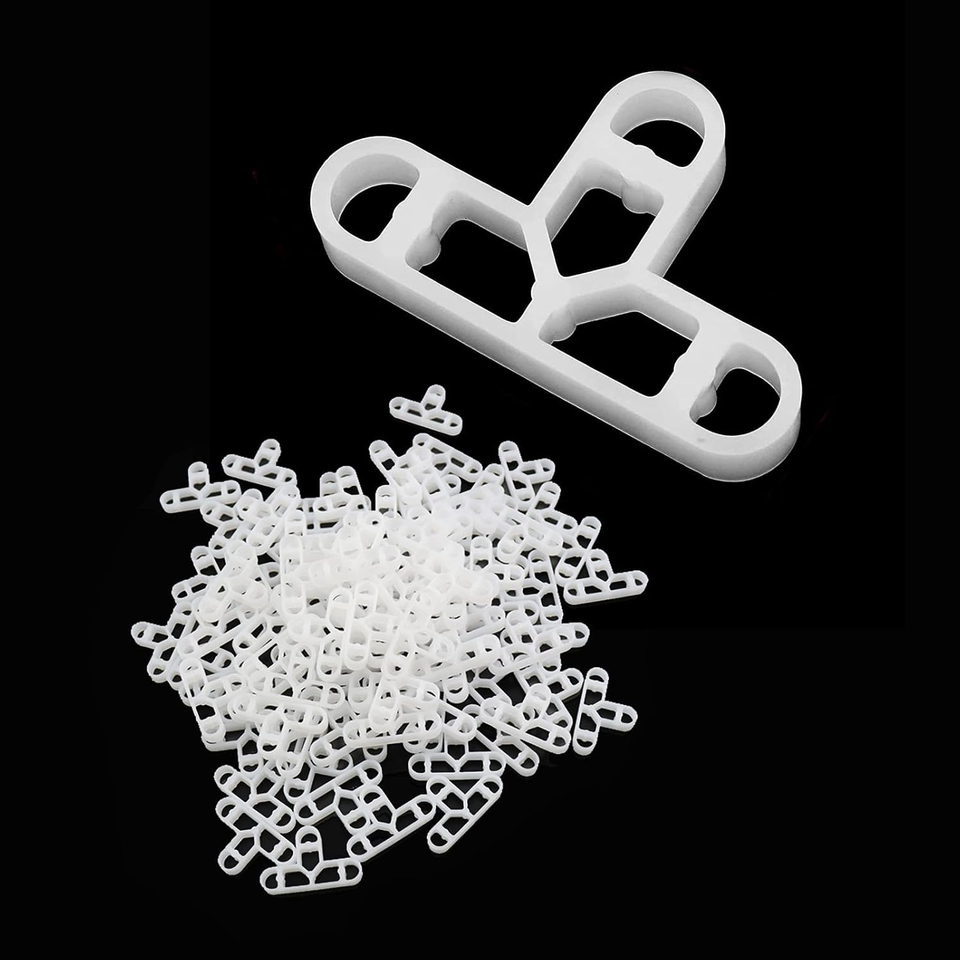 Paving Slab Spacers, 100Pcs Tile Spacers, T-Shape Plastic Hollow Tile ...