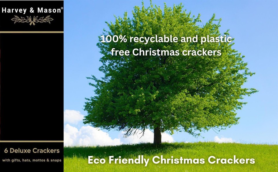 Christmas Crackers Family Box 10 Plastic Free Luxury Xmas Recyclable ...
