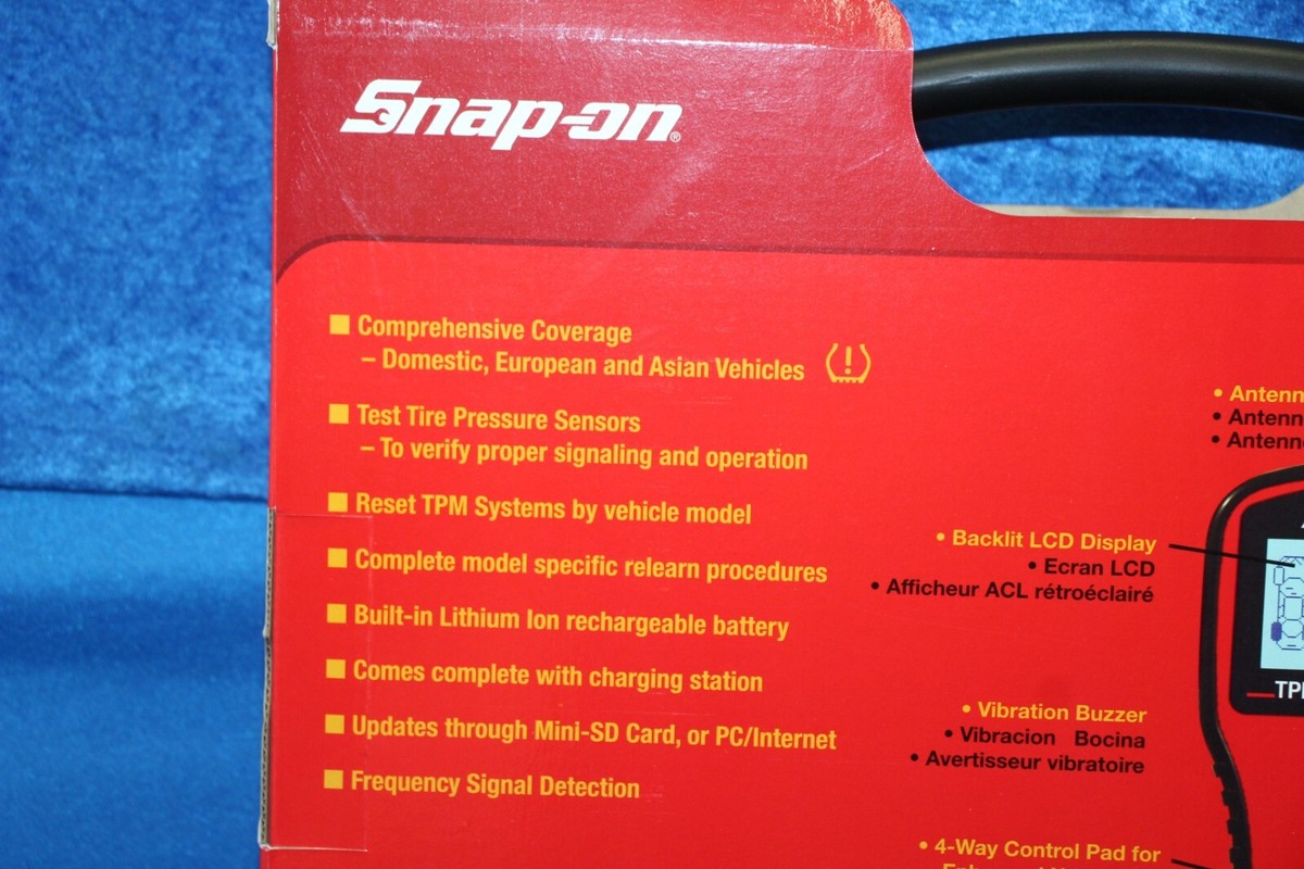 Snapon Tire Pressure Sensor System Tpms3 Works Perfectly Vgc Snapon
