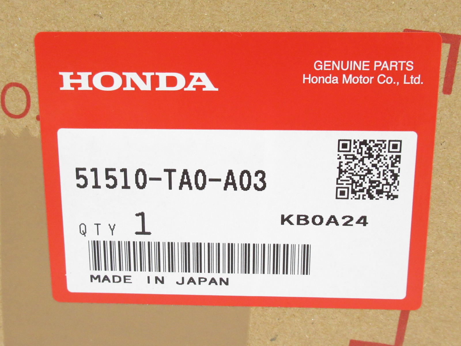 Genuine OEM Honda Acura 51510-TA0-A03 Passenger Front Upper Control Arm ...