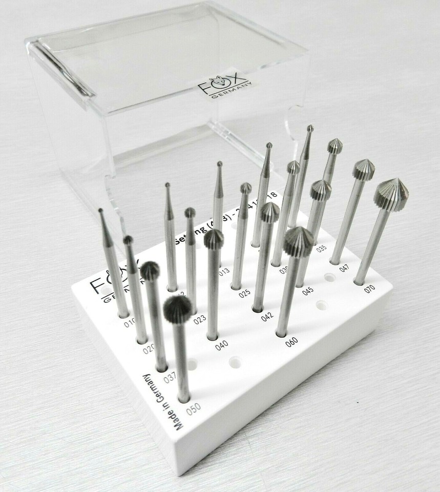 18 Pc Set Jewelry Making Stone Setting Burs Fig 413 Jewelers Setting ...