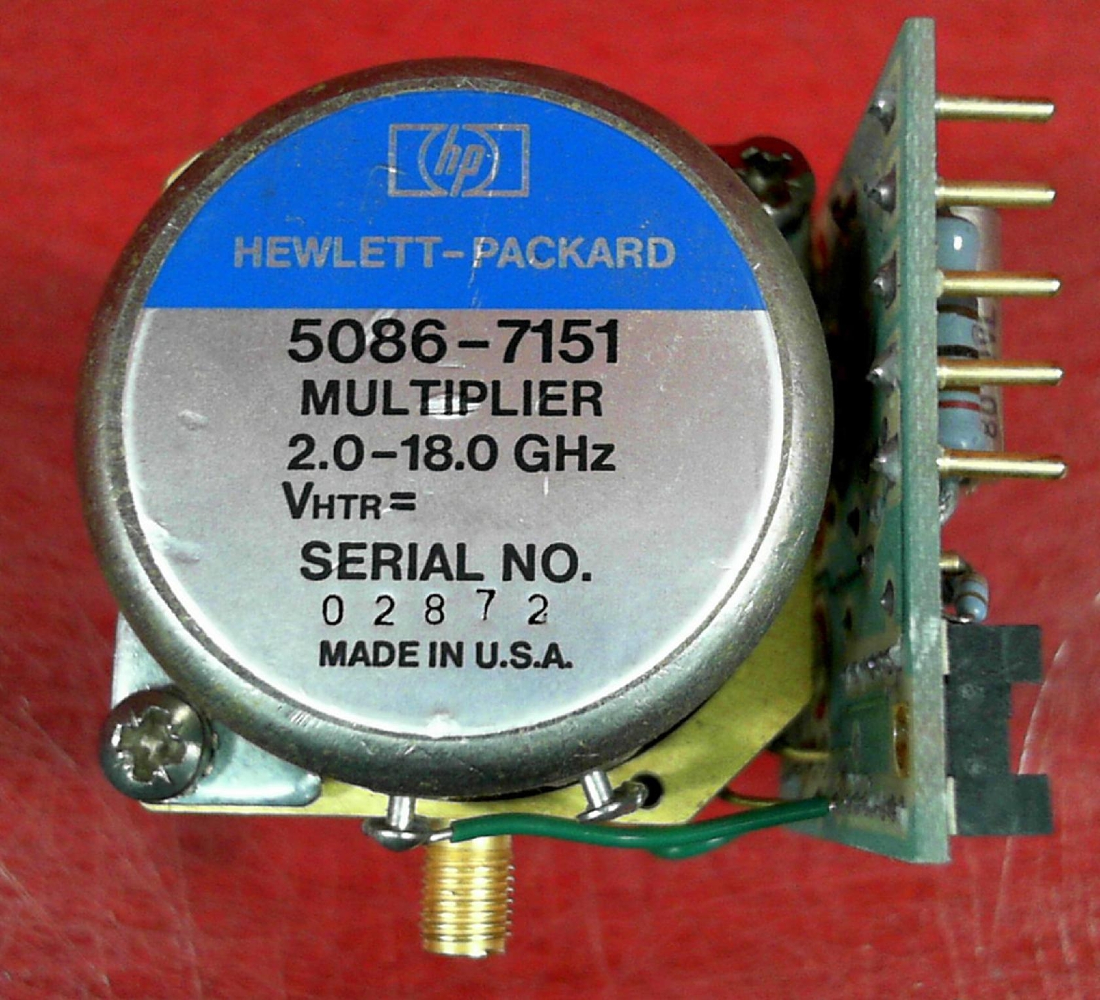 HP - Agilent - Keysight 5086-7151 / 5086-6151 YIG Tuned Multiplier 2.0 ...