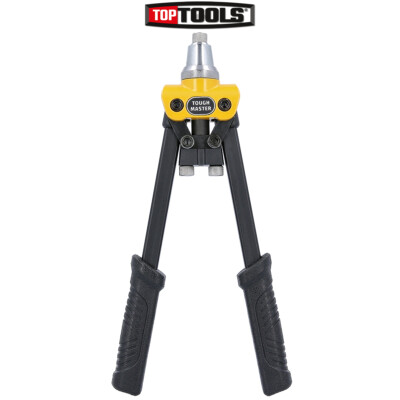 TOUGH MASTER 3 Head Rivet Gun Professional Riveter Set for Metal, Wood ...