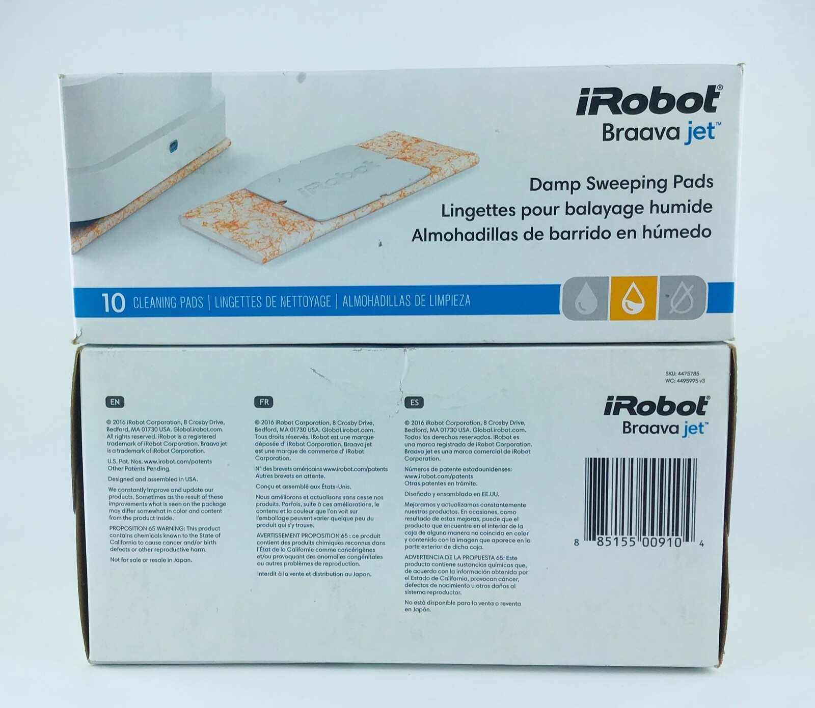 1 Pack of iRobot Braava Jet 10-Count Damp Sweeping Pads (10 Pads Total ...