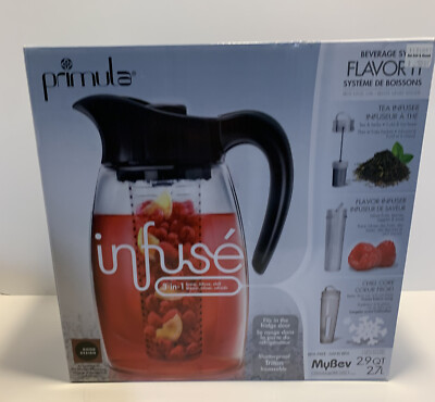 Primula Chill Core Pitcher 2.7 L Fruit/Tea Infuser Flavor-It Beverage ...