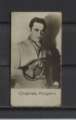Charles Rogers Vintage Movie Film Star Trading Photo Card 1930's Ross ...